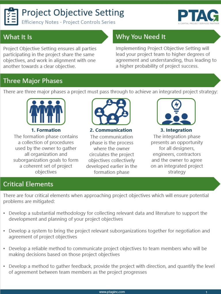 Project Controls - PTAG